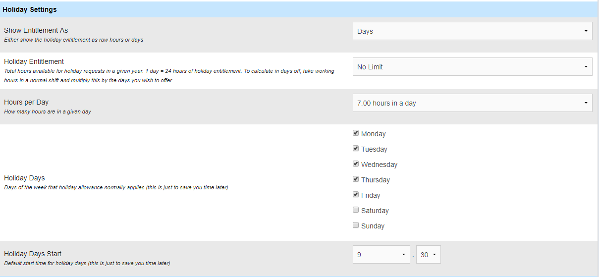 Staff Holiday/Leave/Paid Time Off Overview – StaffSavvy Support