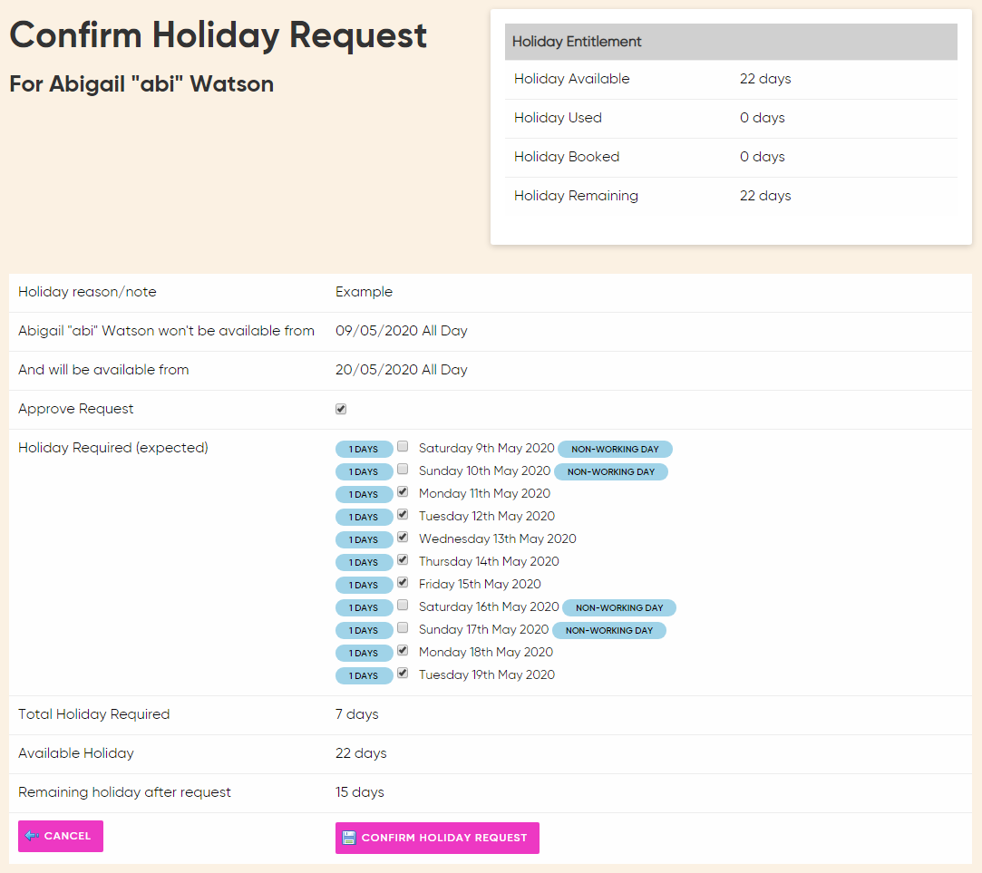 Staff Holiday/Leave/Paid Time Off Overview – StaffSavvy Support
