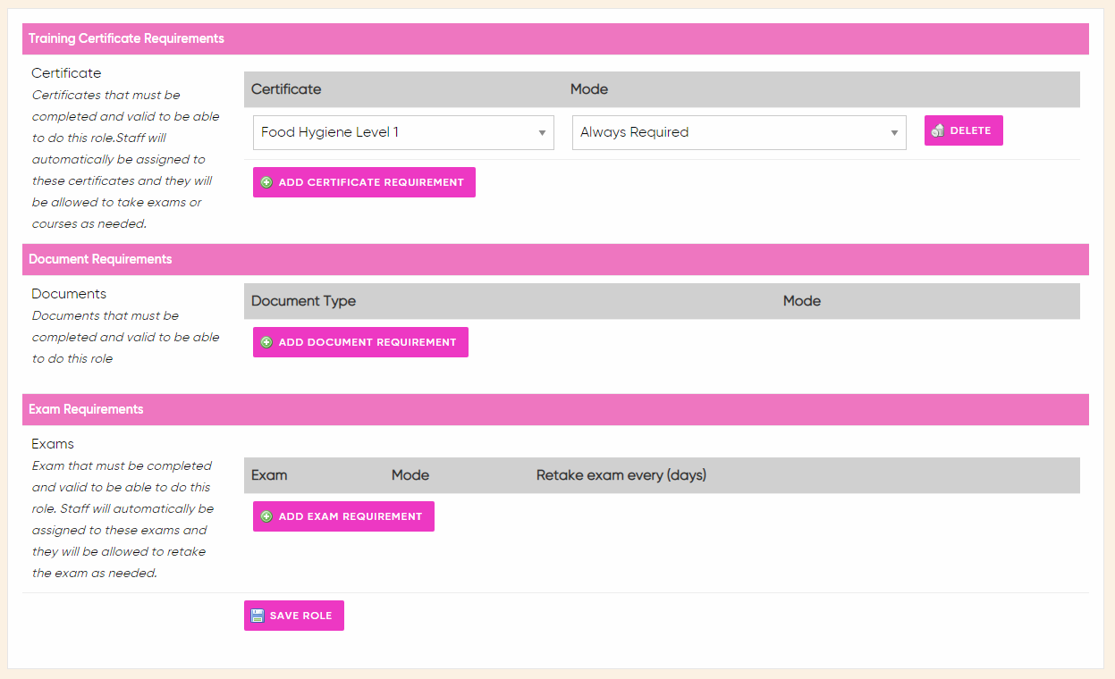 Staff Skills/Roles – StaffSavvy Support