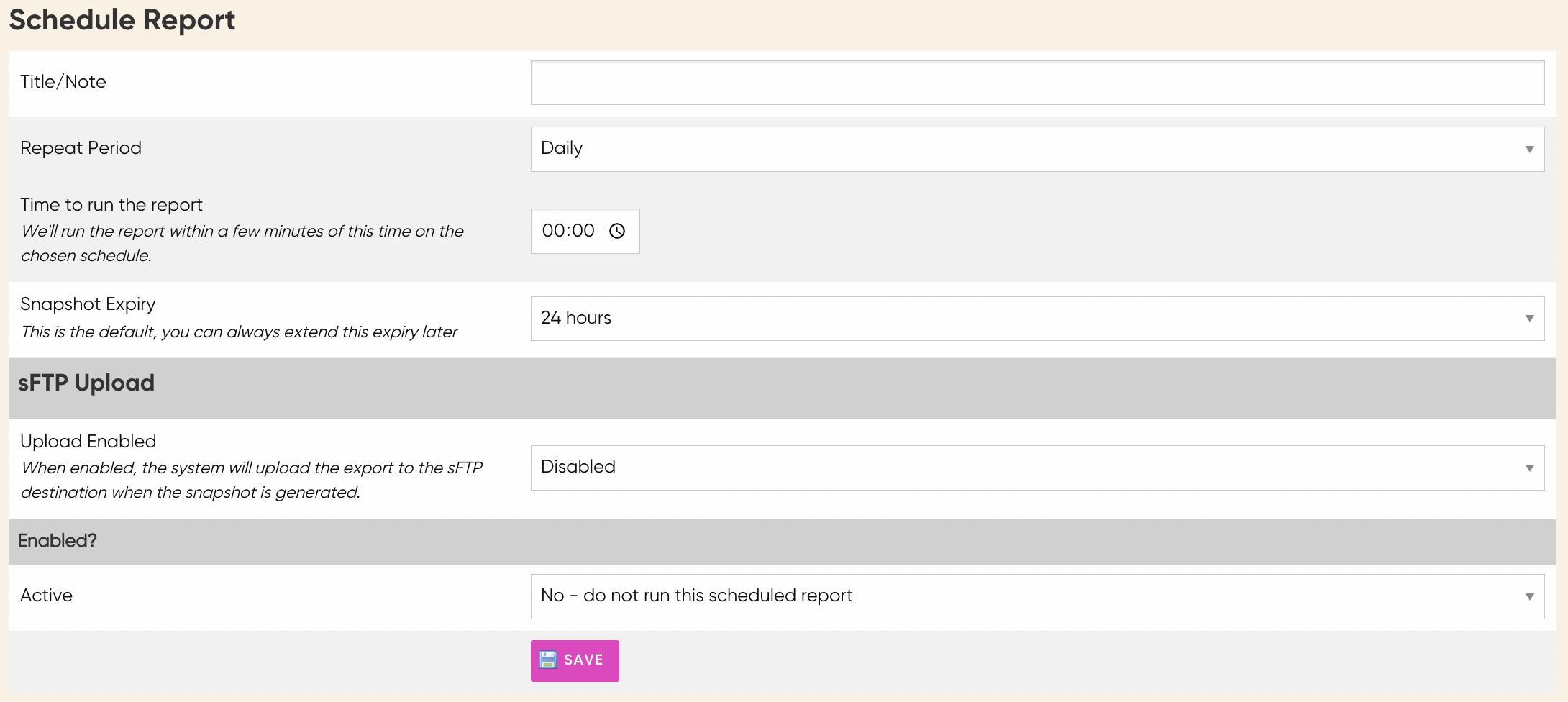 Custom Reports – StaffSavvy Support